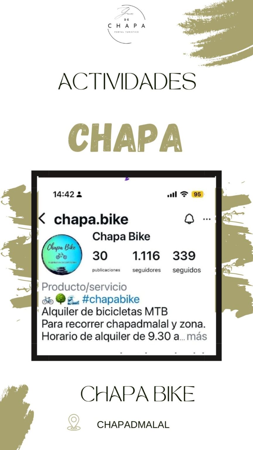 Chapa Bike – Chapadmalal, Buenos Aires