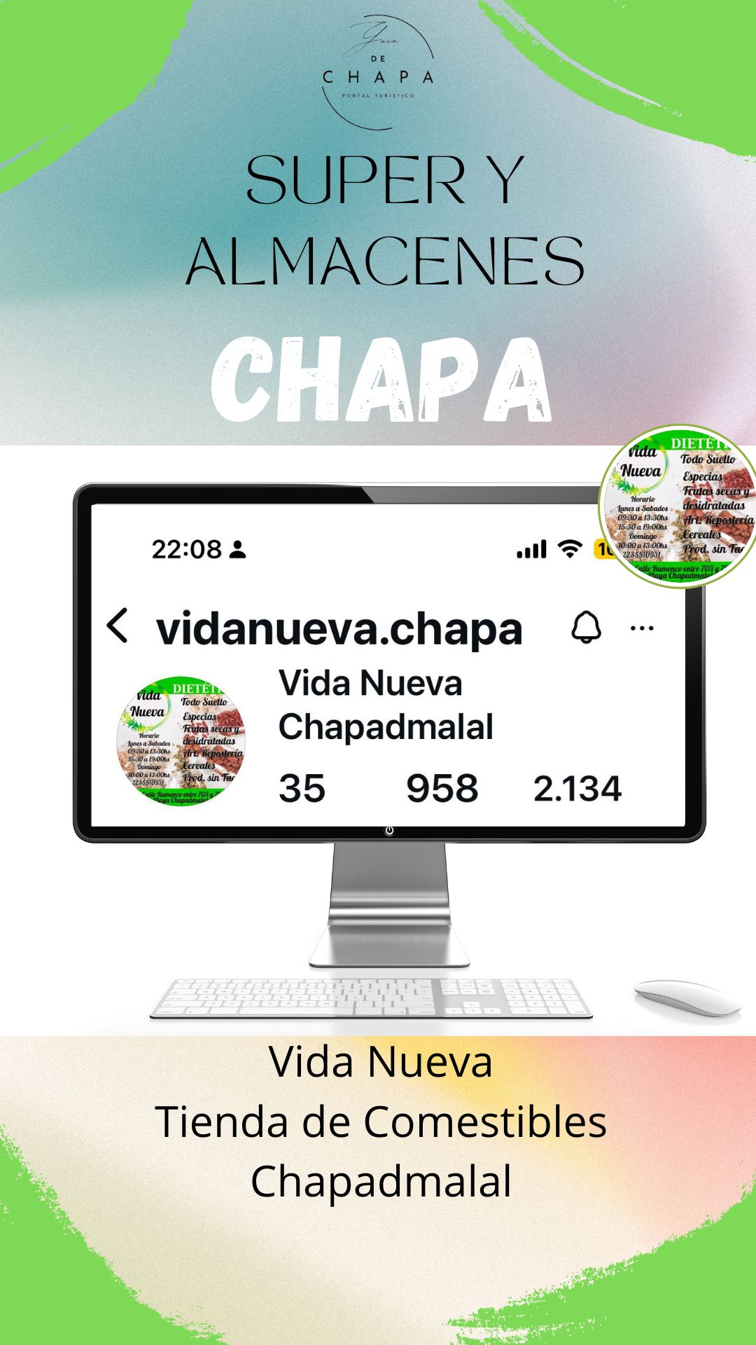 Vida Nueva Tienda de Comestibles – Chapadmalal, Buenos Aires